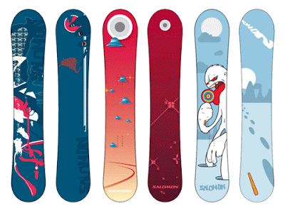 Sticker Printing: snowboard stickers